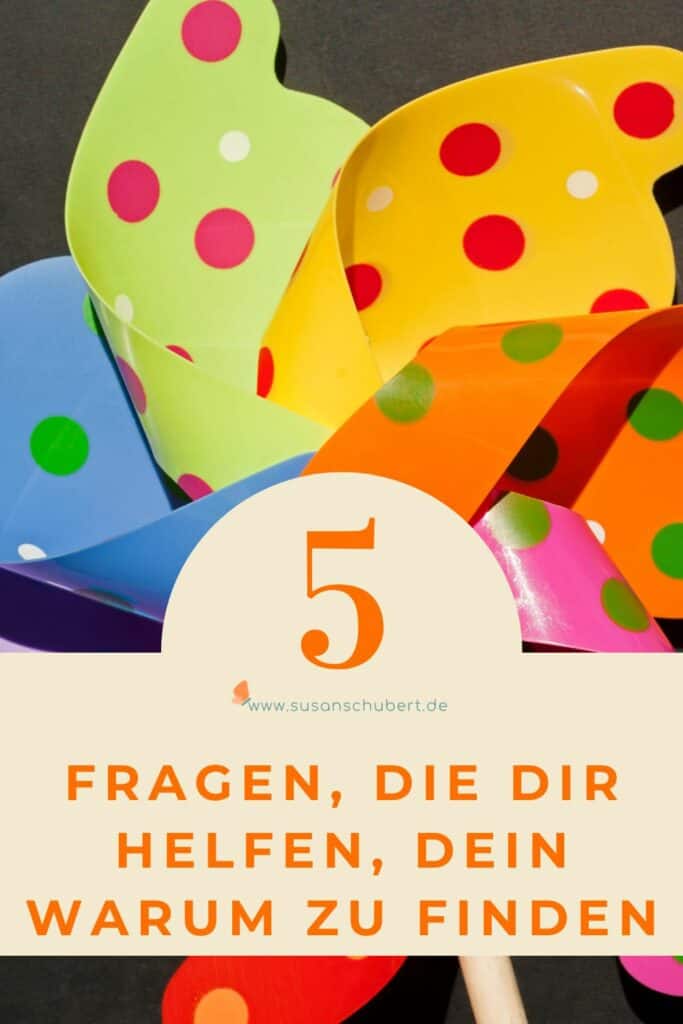 Kenne dein Warum und das Wie wird sich ergeben.